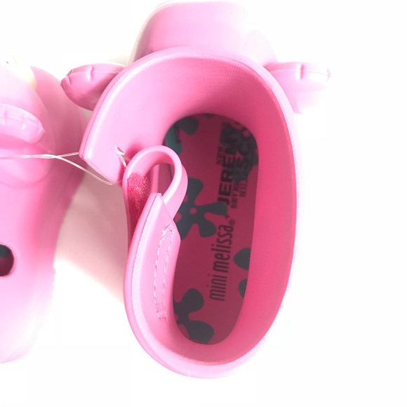 Mini Melissa | Shoes | Mini Melissa Pink Monkey Welly Bootsjeremy Scott ...